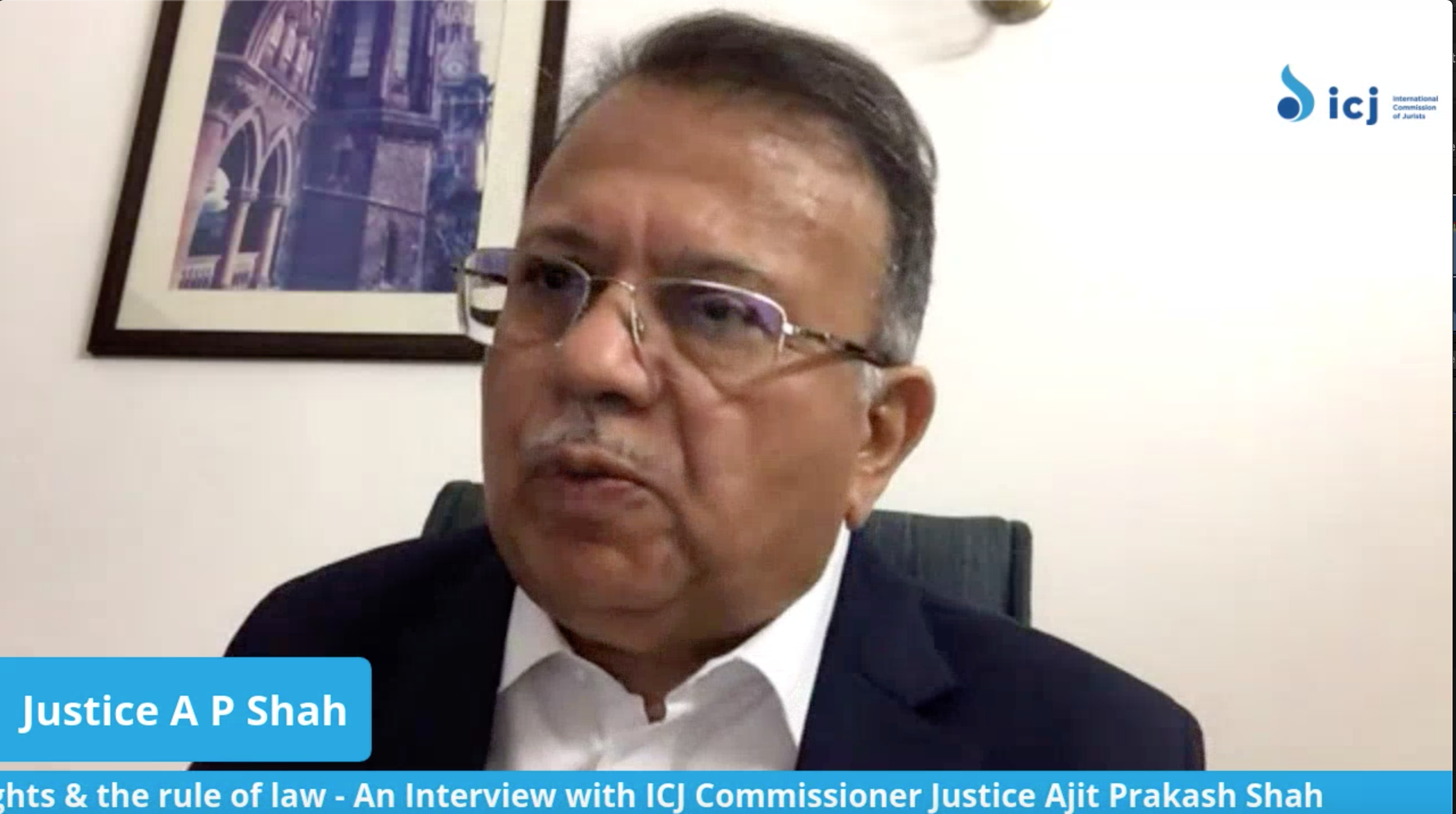 India: ICJ Commissioner Justice Ajit Prakash Shah discusses the ...