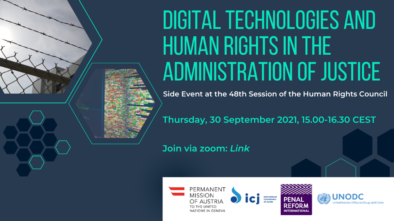 Side event at the 48th Session of the Human Rights Council: Digital ...
