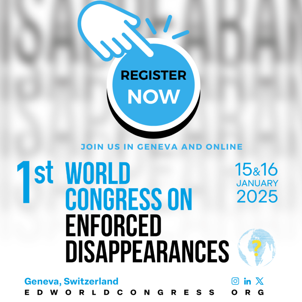 #WCED: 1st World Congress on Enforced Disappearances | ICJ