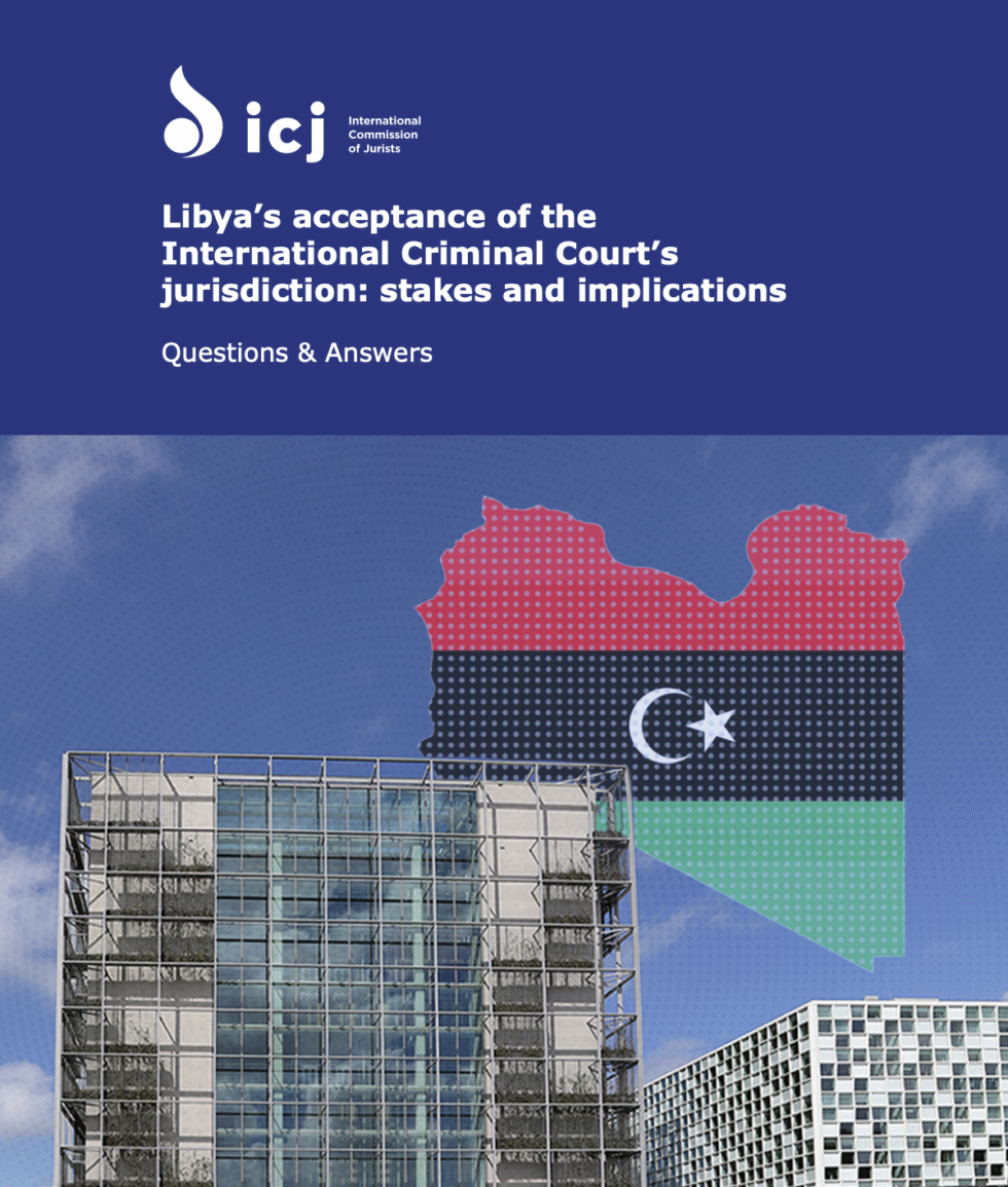 Libya's acceptance of the International Criminal Court's jurisdiction ...